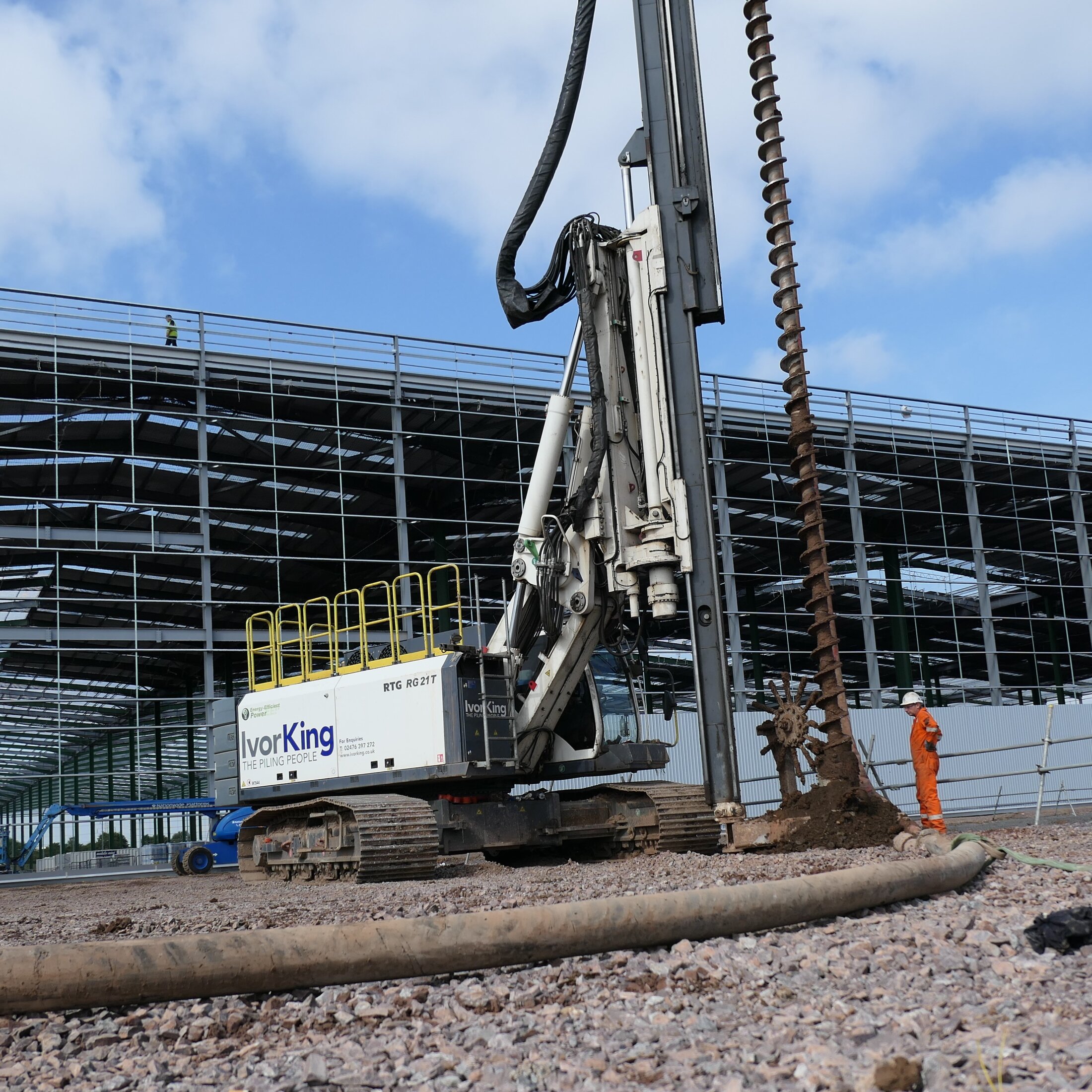 Rotary & Bored Displacement Piling | Ivor King