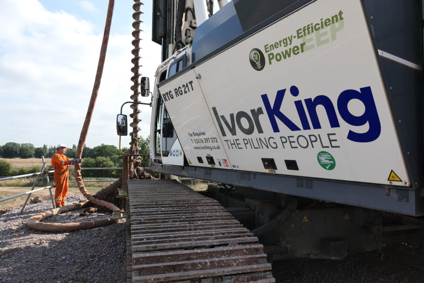 Bored Piling Solutions | Ivor King - The Piling People