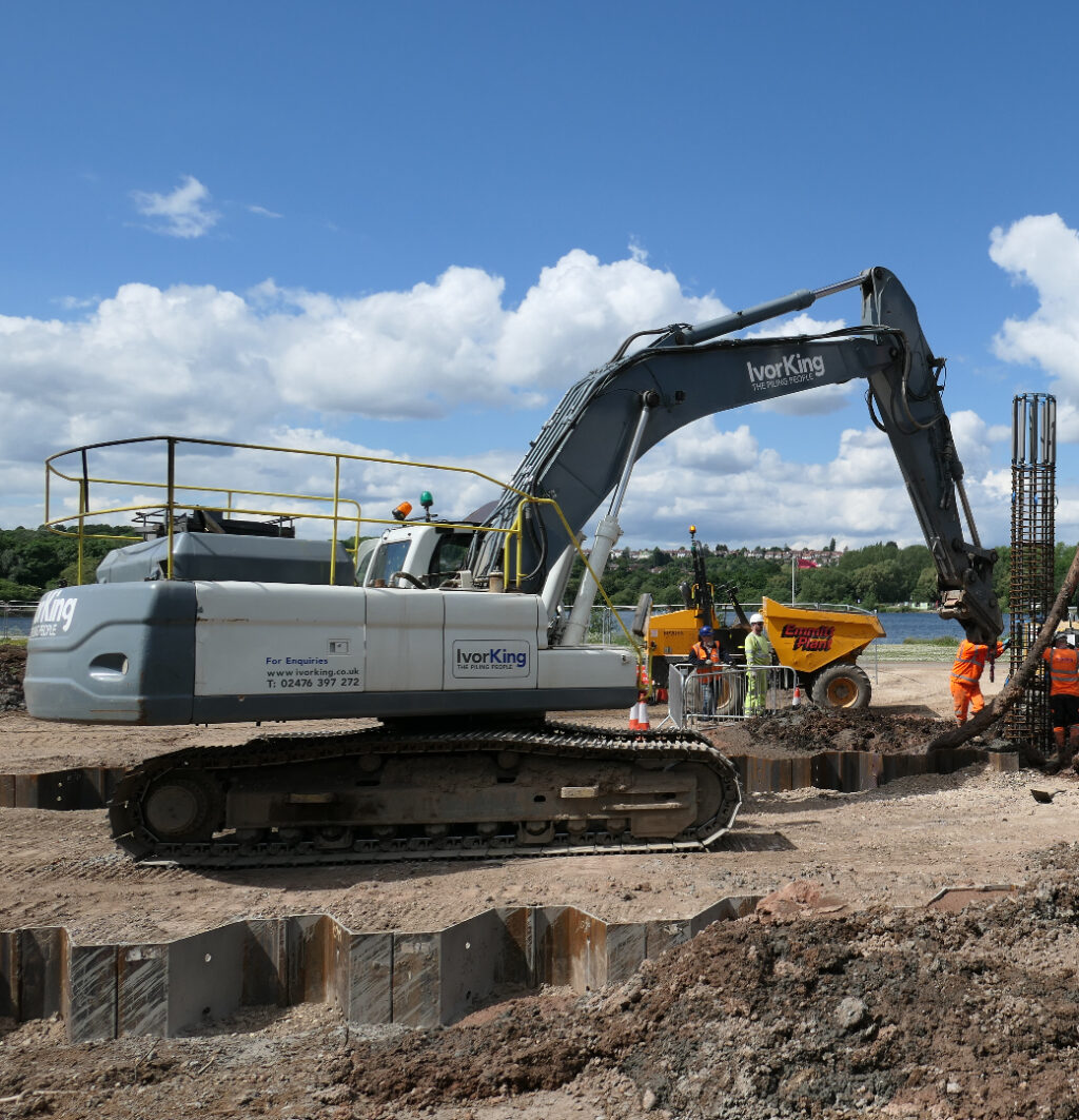 Vibration & Impact Driving Solutions | Ivor King - The Piling People