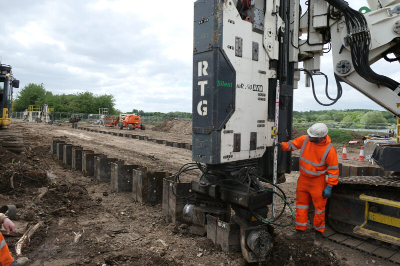 Vibration & Impact Driving Solutions | Ivor King - The Piling People