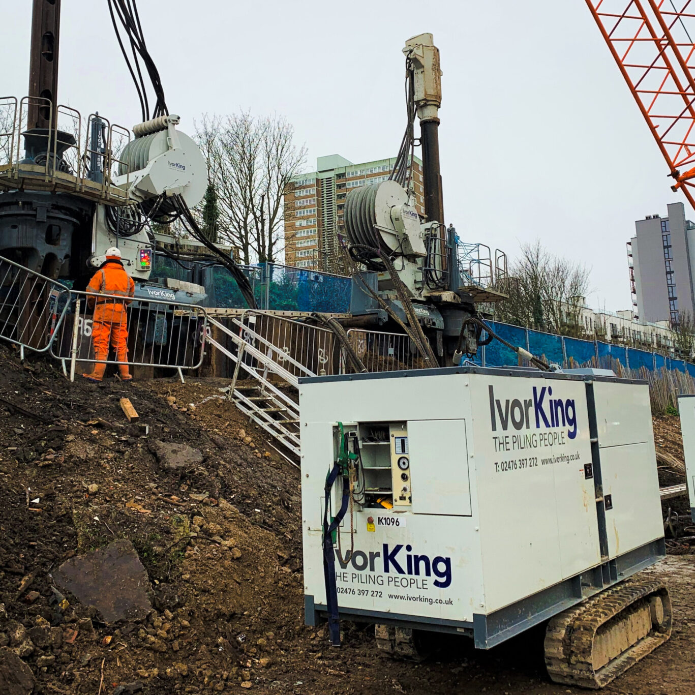 Giken Supercrush Silent Piling Solutions | Ivor King - The Piling People