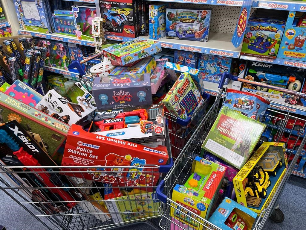 Supporting the Sally Army's Christmas Toy Appeal - Ivor King